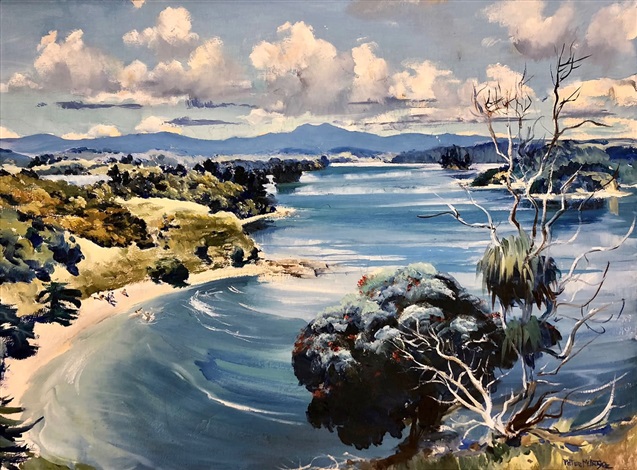 North Island, Coastal Landscape Sullivans Bay, Mahurangi by Peter ...