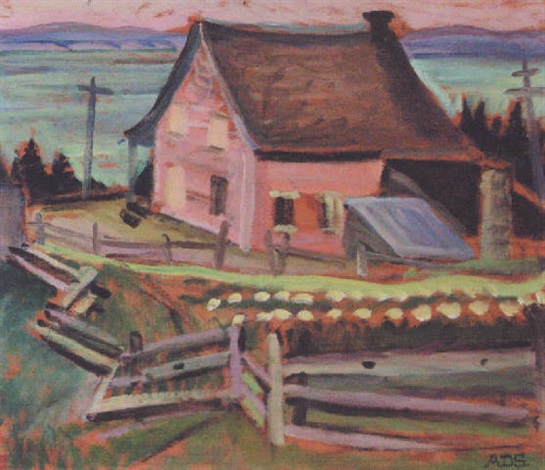 Cottage, Metis Beach, Lower St. Lawrence by Anne Douglas Savage on artnet