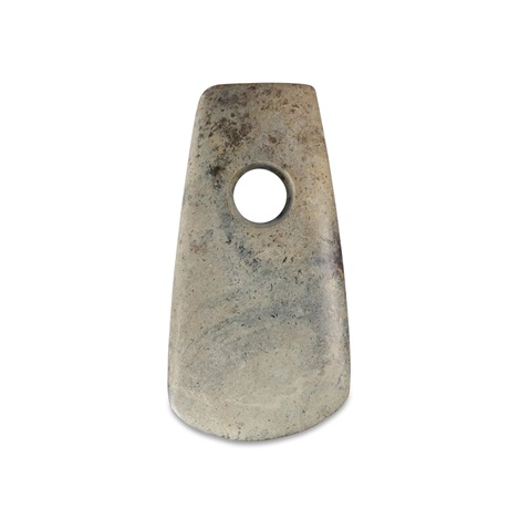 A gray stone axe Yue, Neolithic period on artnet