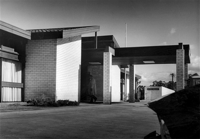 Outside the community centre built by the Sydney City Mission at Green Valley by Diane Graham ...