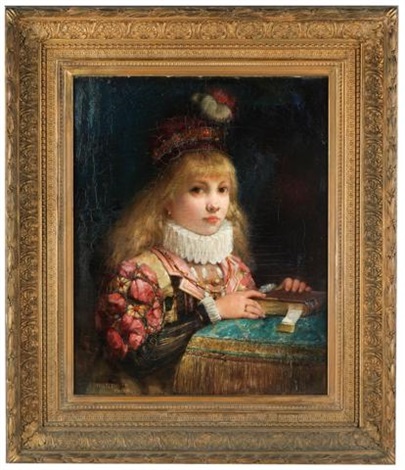 PORTRAIT OF A YOUNG GIRL by William Henry Lippincott on artnet
