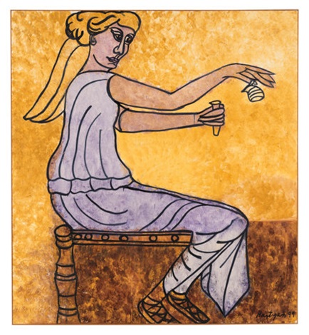 Pompeian Perfumer by Grace Hartigan on artnet