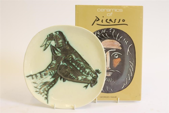 A Madoura plate of rounded lozenge form by Pablo Picasso on artnet