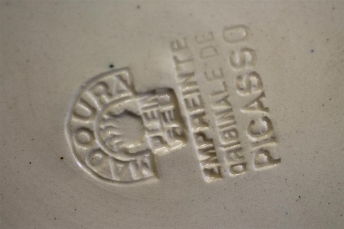 A Madoura plate of rounded lozenge form by Pablo Picasso on artnet