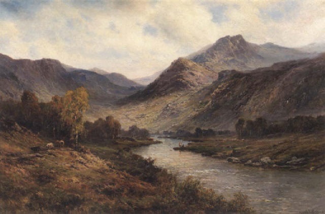 Morning, a Selkirk valley by Alfred de Breanski Sr on artnet