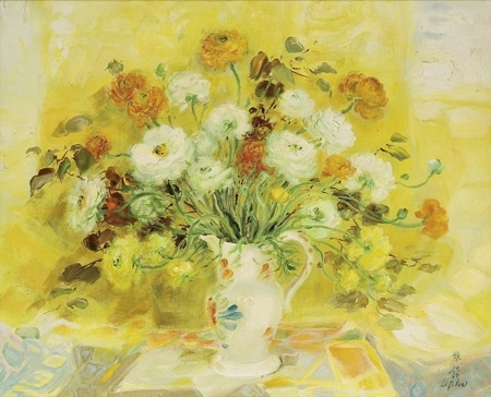 Bouquet of flowers by Le Pho on artnet