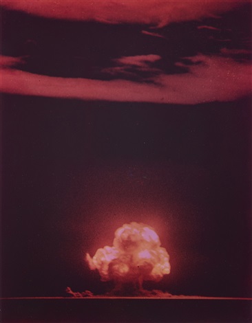 The only color photograph of the Trinity Test by Jack Aeby on artnet