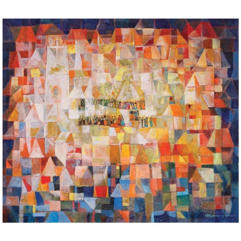 Vicente Manansala1910 - 1981 Procession by Vicente Silva Manansala on ...