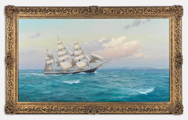 First sight of England. The Torrens by Derek G.M. Gardner on artnet