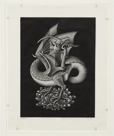 Dragon by M.C Escher on artnet