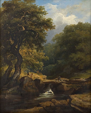 Fisherman on a Bridge by James Arthur O'Connor on artnet