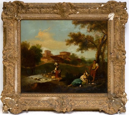 Landscape with Buildings by Francesco Zuccarelli on artnet