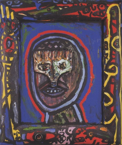 Portrait by Robert Combas on artnet