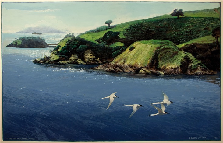 Sydney ash over Waiheke Island by Russell Jackson on artnet
