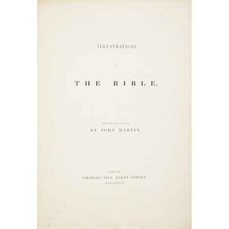 ILLUSTRATIONS FOR THE BIBLE by John Martin on artnet