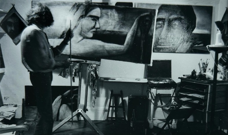 PORTRAIT OF THE PAINTER, TONY FOMISON 1993, THE STUDIO, GUNSON ST ...