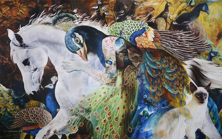 Goodbye Horses by Andres Barrioquinto on artnet