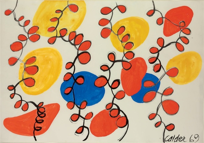Many red loops by Alexander Calder on artnet