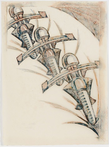 Speedway by Sybil Andrews on artnet