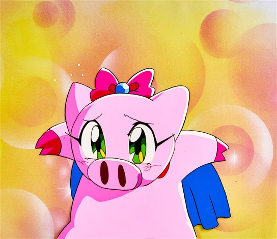 Tonde Burin by Nippon Animation Karin Kokubu, Transformed Animation Cel ...