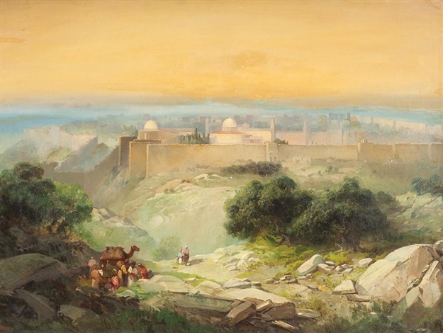 The Temple Mount, Jerusalem by Andrew Melrose on artnet