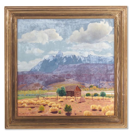 Cabin Amid Pines In Southern Utah by James Swinnerton on artnet