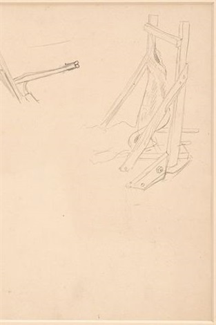 Studies of Farm Equipment and Corn by Thomas Hart Benton on artnet
