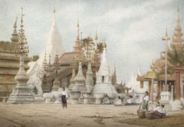 Street near the temples in Burma by Robert George Talbot Kelly on artnet