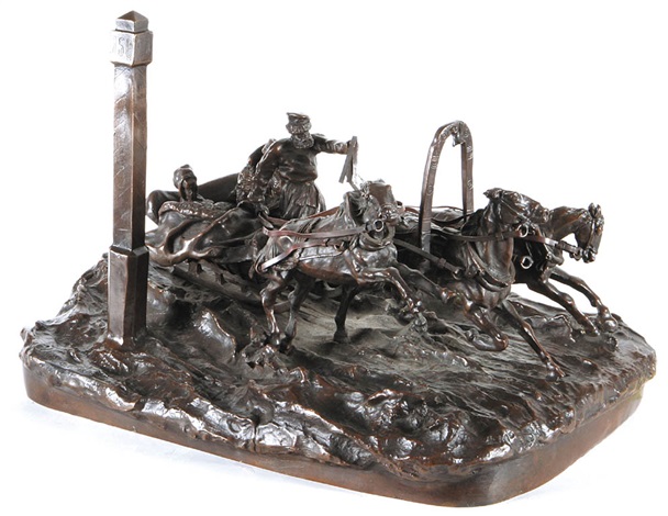 Sanna na trzy konie by Alexei Petrovich Grachev on artnet