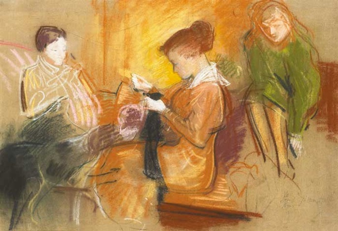 The artists daughters at Lissan Hall by Robert Ponsonby Staples on artnet