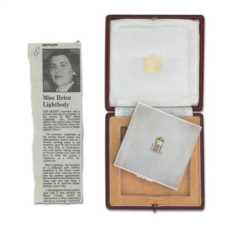 Royal Interest An Elizabeth II silver compact retailed by Cartier by ...