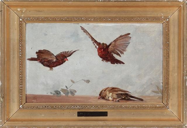Three birds, of which one is dead by Niels Peter Rasmussen on artnet