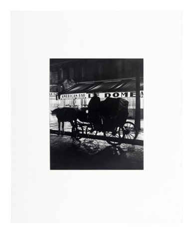 Un Fiacre devant Café du Dôme, Montparnasse, 1931-1932 by Brassaï on artnet