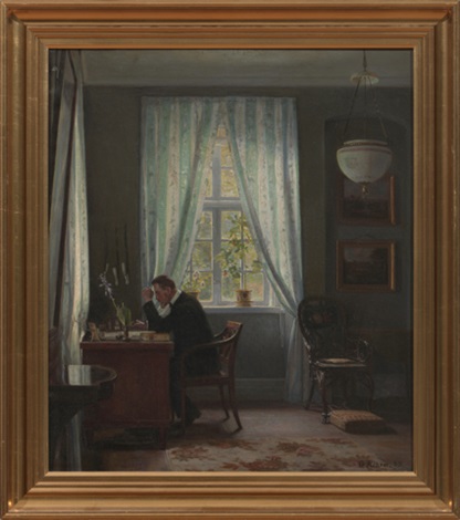 Portrait of the Artists Father, Eggert Christopher Achen by Georg ...