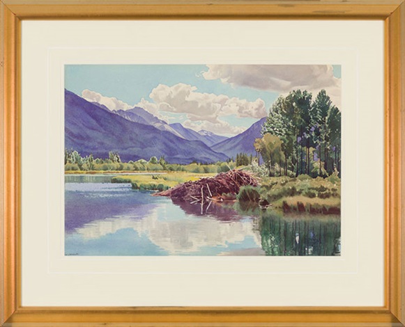 Rainbow Falls by Walter Joseph Phillips on artnet