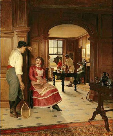 A summer shower by Edith Hayllar on artnet