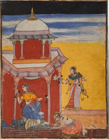 An illustration from a Ragamala series Ramkali Ragini by Anonymous ...