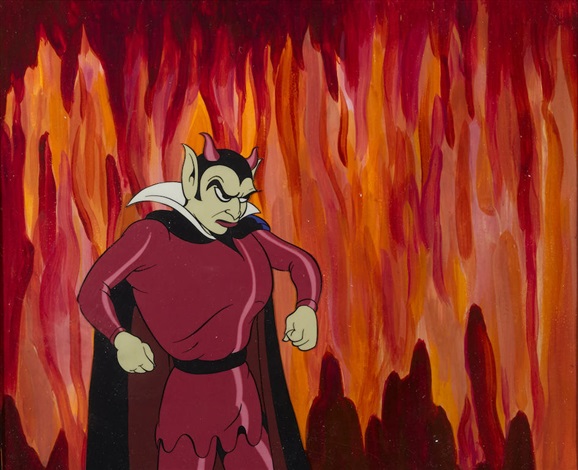 A celluloid from the Silly Symphony The Goddess of Spring by Walt ...