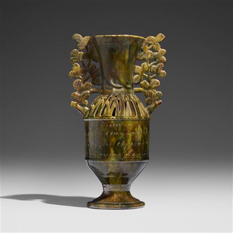 Exceptional vase by George Edgar Ohr on artnet