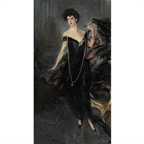 Portrait of Donna Franca Florio by Giovanni Boldini on artnet