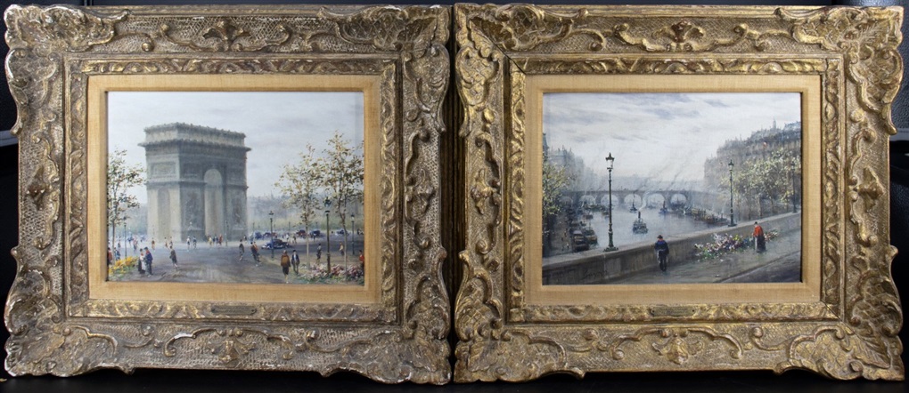 2 Parisian Scenes by Paul Gagni on artnet