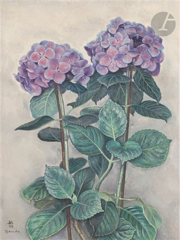 Les Hortensias by Toshio Bando on artnet