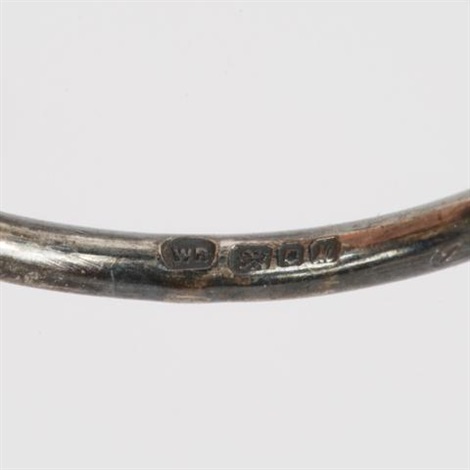 A SET OF 5 SILVER STACKING RINGS BY WENDY RAMSHAW BRITISH 1939-2018 by ...