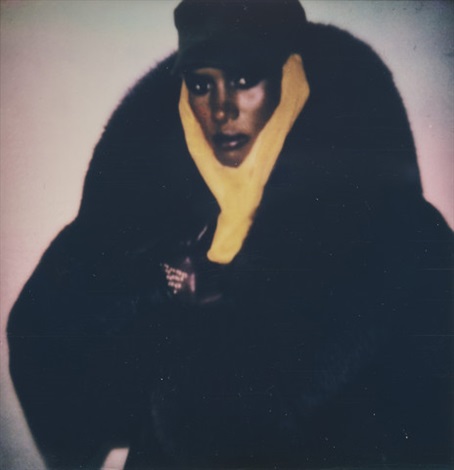 Grace Jones in Black Coat, 1984 by Andy Warhol on artnet