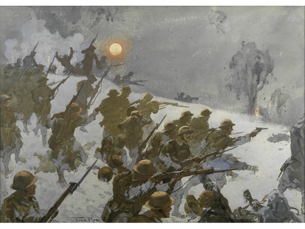 Over the top by Fred Roe on artnet