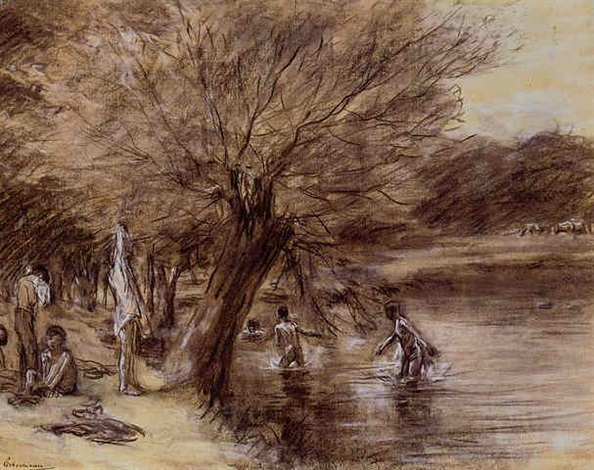 Badende Knaben by Max Liebermann on artnet