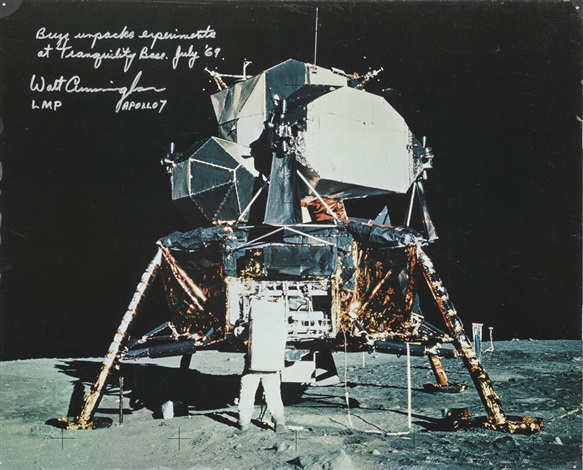 Buzz Aldrin Unpacks Experiments at Tranquility Base by NASA and Neil Armstrong on artnet