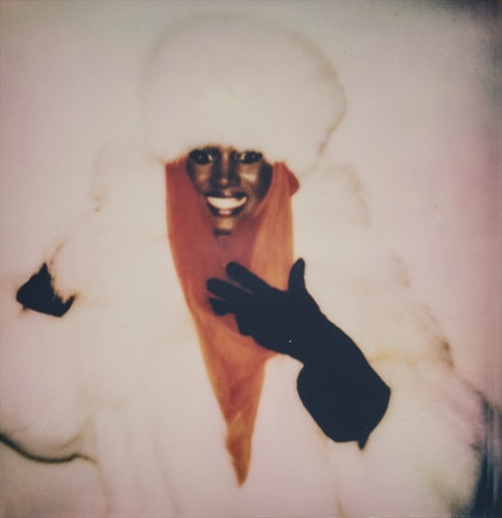 Grace Jones in White Coat by Andy Warhol on artnet