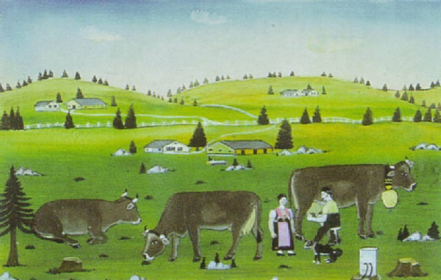 Alpweide by Hermann Naef on artnet