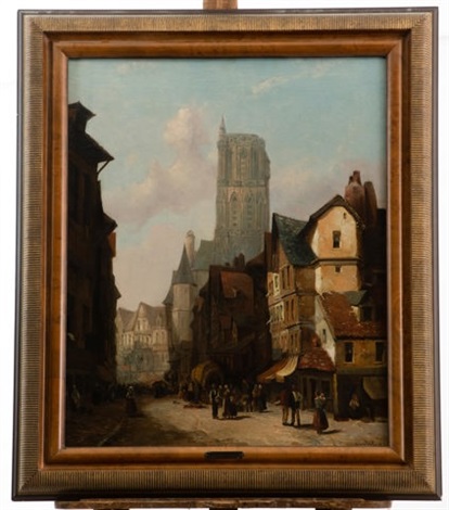 Gezicht op Antwerpen en Keulen by John Cheltenham Wake on artnet